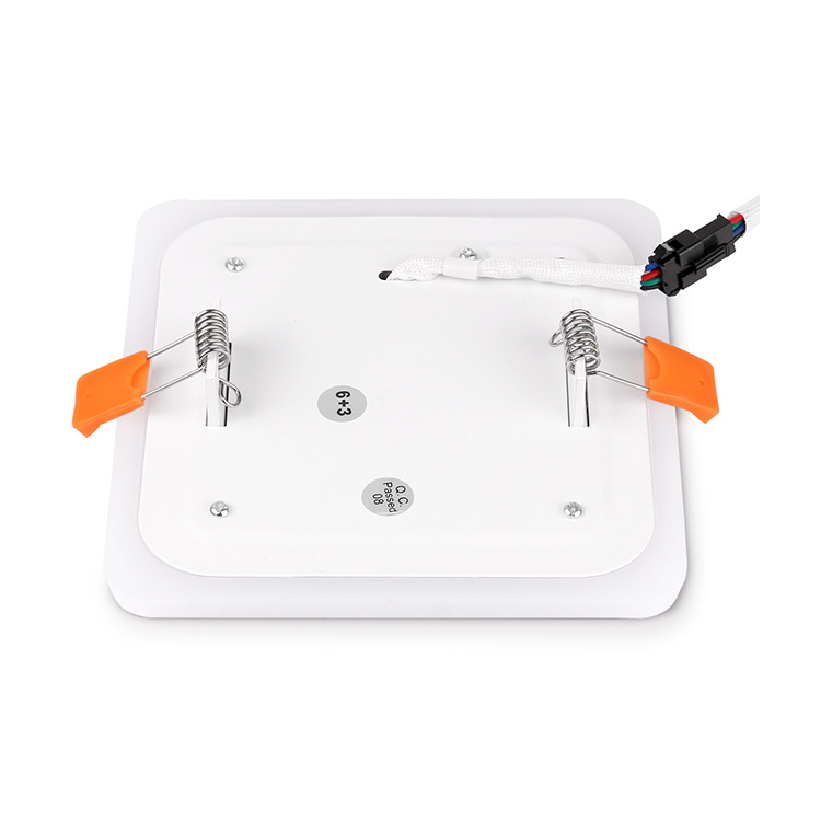 Slim Recessed Square Double Color Led Panel Light - Buy Double color ...
